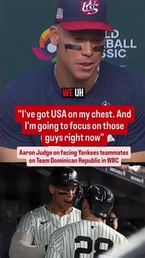 Aaron Judge Says His Focus Is on Team USA — Not the Yankees 👀 #wbc #newyorkyankees