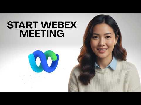 Webex Meeting Tutorial: Start a Meeting in Seconds!