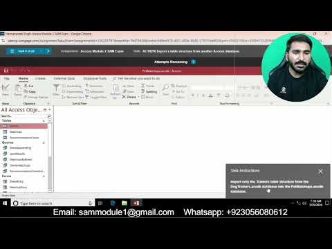 Access Module 2 SAM Exam | Access Module 2 SAM Exam