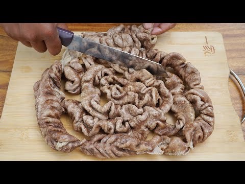 Fried Chitterlings Recipe | How to Clean and Cook Chitlins in my Village