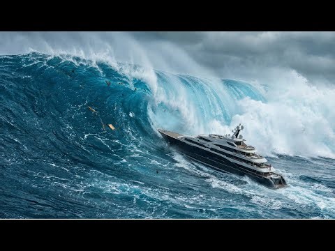MEGA TSUNAMI Destroys $1 Billion Superyacht | Ultra Realistic Disaster Simulation (AI VFX)