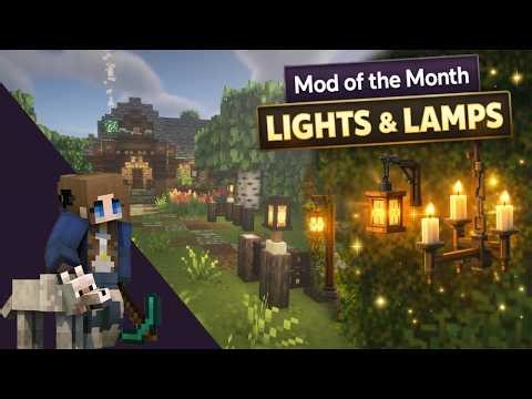 Best Minecraft Lighting Mod for Cozy Builds ✨ | Macaw’s Lights & Lamps
