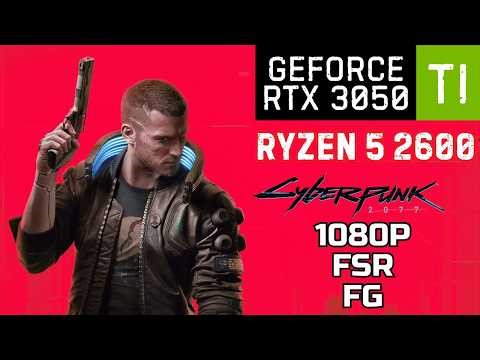 Cyberpunk 2077 GTX 1050 Ti 1080p Benchmark – FSR 2.1 Quality/Balanced/Performance + FSR 3 Frame Gen
