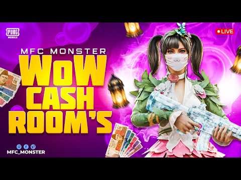 🔴💲UC & CASH Giveaway⚡ | Custom Rooms PUBG Mobile 😎 - New Update Live Stream | MFC MONSTER