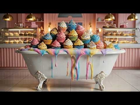 Food ASMR Bath Bomb Explosion 🍔 | Calming Fizz and Crackle ASMR Sounds