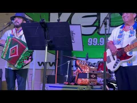 Los Cucuys, Bass Player: Tio Bobby Salinas, Conjunto Festival at Rosedale Park in San Antonio, Tx