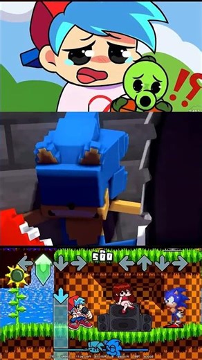 Sonic Oh Uhm for Hire vs Minecraft Mod - Epic Friday Night Funkin' Showdown! #sonic #minecraft #s...