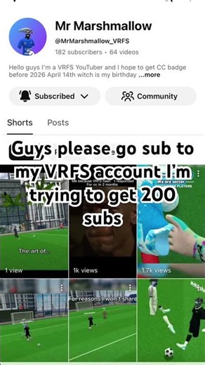 Please go sub ‪@MrMarshmallow_VRFS‬