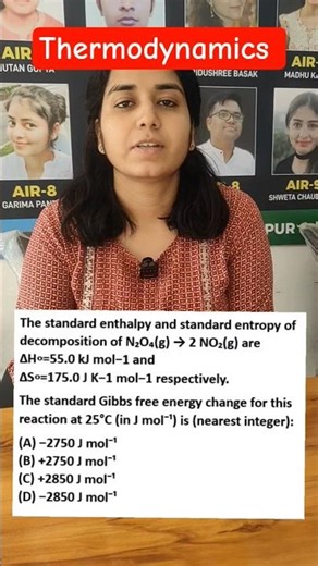 Thermodynamics | Physical Chemistry | CSIR NET Chemistry | IFAS