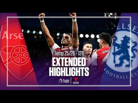 Arsenal vs. Chelsea | Highlights Premier League | Jornada 28 | Telemundo Deportes