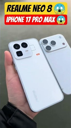 Realme Neo 8 vs iPhone 17 Pro Max 🔥 Ultimate Comparison!