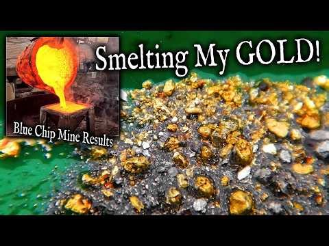 Blue Chip Gold Mine - Smelting the GOLD results!