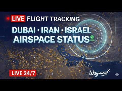 🔴 LIVE: Tracking Middle East Airspace & Real-Time Flight Paths | Flightradar24