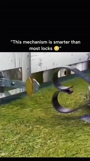 courage/MEMES on Instagram: "Ever wondered how a house gate can lock itself without keys or electricity? This automatic gate locking system relies purely on mechanical engineering. As the gate closes, gravity, leverage, and alignment do the work—engaging the lock instantly. No wires. No buttons. No maintenance-heavy electronics. Just smart design working silently in the background to keep homes secure. It’s a perfect reminder that some of the most effective solutions don’t come from advanced tec