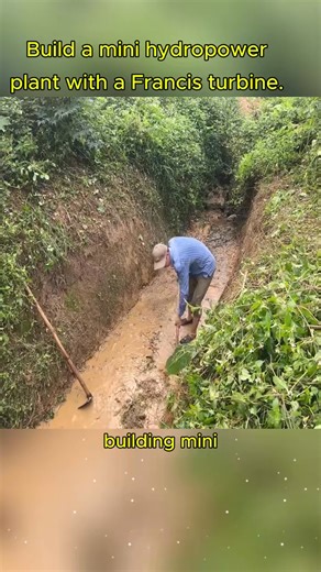 🏕️ Silent Power for Shelters: Energy from Flowing Water ⚡💧 This mini hydropower setup shows how shelters and survival structures can generate independent energy using flowing water. With a Francis turbine, water is converted into electricity for lighting, communication, and basic needs. True survival means controlling energy, water, and safety in one system 🌍🔋 👉 Follow for shelter & survival ideas | Wild Trail Life