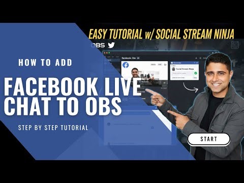How to Add Facebook Live Chat to OBS with Social Stream Ninja (Step-by-Step Tutorial)