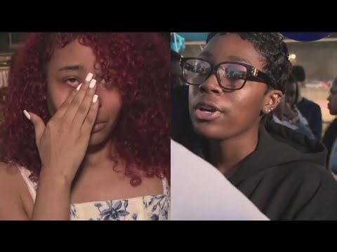 Driver of car that lost control in crash that killed 18-year-old girl after prom speaks at her vigil