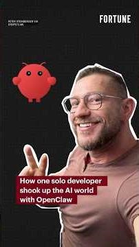 How one solo developer shook up the AI world with OpenClaw #OpenClaw #AI