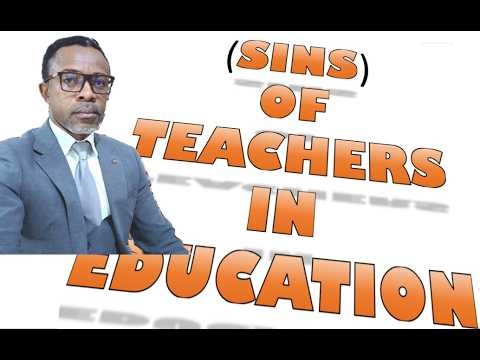 SINS OF TEACHERS IN EDUCATION