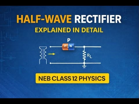 Half Wave Rectifier Explained in Detail | NEB Class 12 Physics