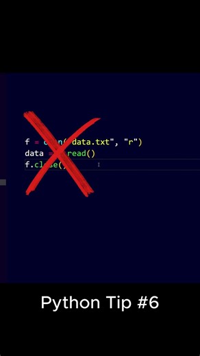 Python tip for beginners | Stop Forgetting to Close Your Files
