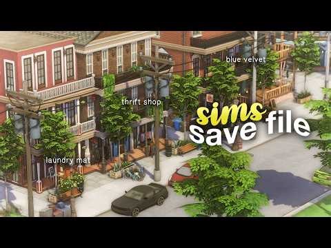 Willow Creek Got a Major Upgrade! Beautiful Vanilla Save for The Sims 4