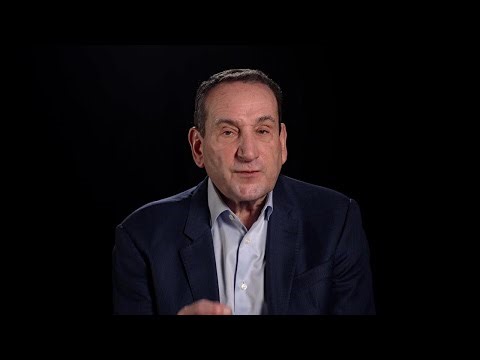 Hall of Fame basketball coach Mike Krzyzewski with a game plan for the country's future