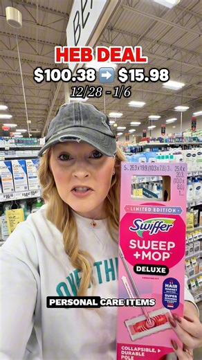 This is crazy work as I just walked out of HEB paying just under $16 for $100 worth of items!! After clearance markdowns and digital coupons in the My HEB app, I was able to save big on household and personal care items and I’m sharing how I did it so that you can check your local store for the same deals! (12/28 - 1/6) #heb #hebdeals #deals #couponing #savingmoney | Txfrugalfinds