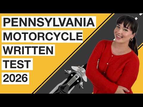 Pennsylvania Motorcycle Written Test 2026 (50 Questions with Explained Answers)