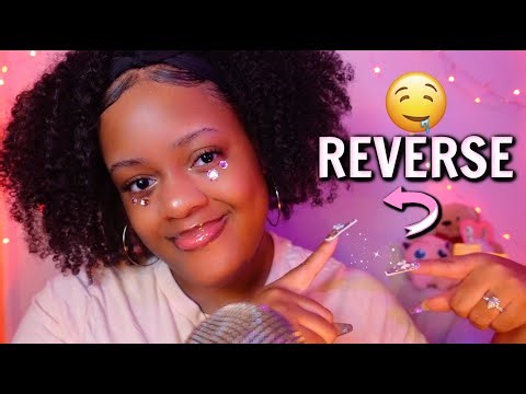 ASMR ✨THE REVERSE TRIGGER ~ MOUTH SOUNDS, HAND MOVEMENTS 🔄💖 (BRAIN MELTING TRIGGER)