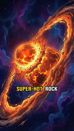 Why did a planet crash into early Earth?