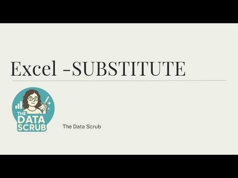 Excel SUBSTITUTE Function with Examples | Replace Text Easily