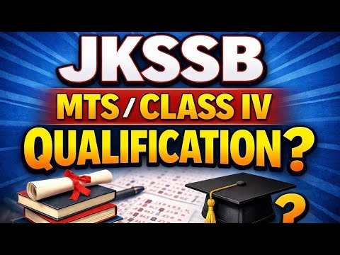 JKSSB MTS Qualification Update | Good News for Aspirants 🔥
