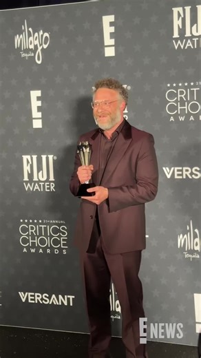 Thank you ̶S̶a̶l̶ ̶S̶a̶p̶e̶r̶s̶t̶e̶i̶n̶ Seth Rogen. 👏🏆 #CriticsChoice #AwardsSeason