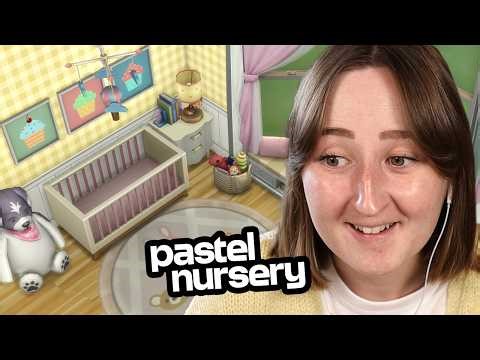 I built a *cute* NURSERY in The Sims