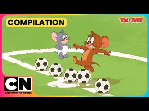 Jerry’s Secret Football Talent?!😮⚽| Tom & Jerry🤩| Cat & The Mouse Cartoon✨| @cnindia​