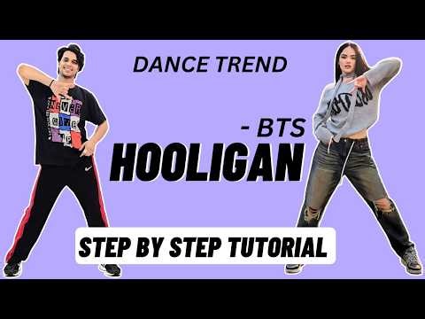 BTS - Hooligan Dance Trend Tutorial | BTS - Hooligan Reels Dance Trend Tutorial