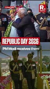 President Murmu, EU Chiefs Arrive and Are Received by PM Modi for Republic Day