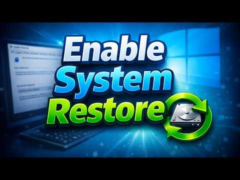 How to Enable System Restore on Windows (Create Restore Point)