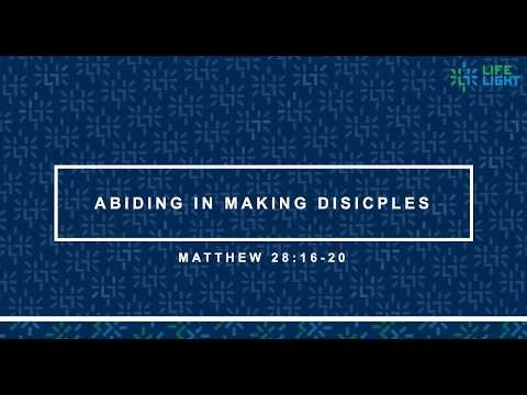 Abiding In Making Disciples | Sermon by Bro. John Reddy | Matthew 28:16-20 | February 1, 2026