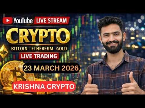 Live Crypto & Gold Live Trading | Btc Live Trading | gold Live Trading 23 march 2026 #BTC#Gold#live