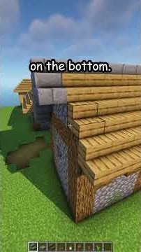 MINECRAFT HOUSE ROOF #minecraft