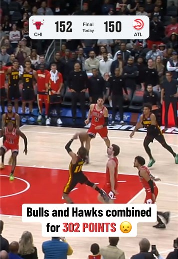 Trae Young couldn’t get the game-tying shot to go as the Bulls and Hawks finished an absolute shootout of a game. #nba #basketball #nbabasketball