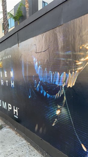 Barry King on Instagram: "Alien Earth Billboards Timothy Olyphant Sunset Blvd Los Angeles California December 20, 2025"