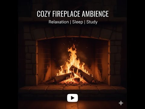 Relaxing Fireplace Sounds | Cozy Fire Ambience for Sleep & Focus