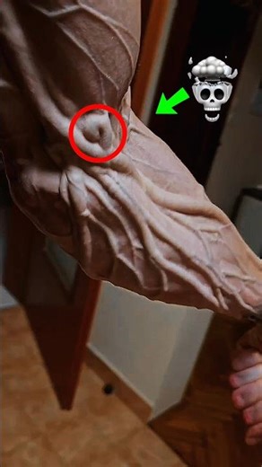 People Can’t Believe These Arm Veins 💀 #bodybuilding #gymshorts #viralshorts