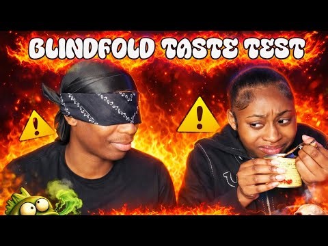 EXTREME Blindfold Taste Test… I Almost Threw Up