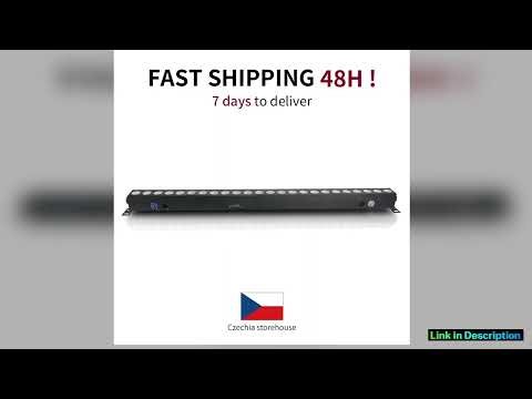 24x12w RGBW 4in1 LED Strip Indoor Color Light Strip DMX512 Control Professional DJ Disco Wall Light