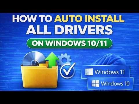How to Auto Install All Drivers on Windows 10/11 | Snappy Driver Installer #dell #laptop