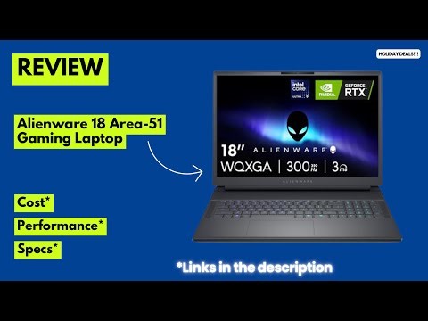 Alienware 18 Area-51 Review 🔥 RTX 5070 + Core Ultra 9 | 300Hz QHD+ Ultimate Gaming Laptop!